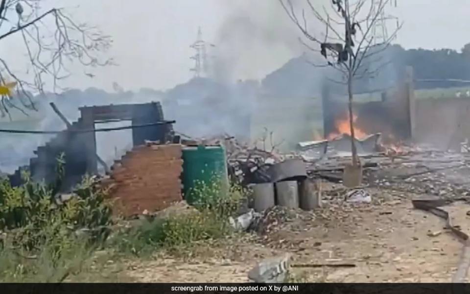Four killed in blast at firecracker factory in UP