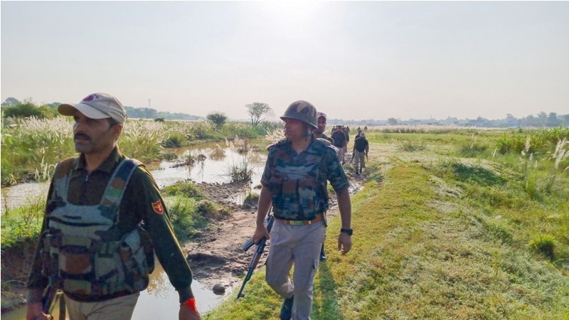 Suspected drone activity in J-K's Samba, searches carried out