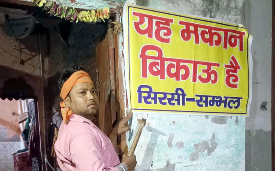 Locals put up 'house for sale' posters in UP's Sambhal district ...