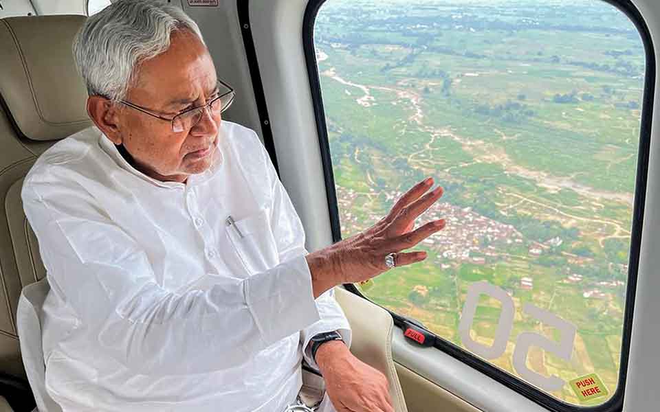 Bihar CM's chopper makes emergency landing due to bad weather condition