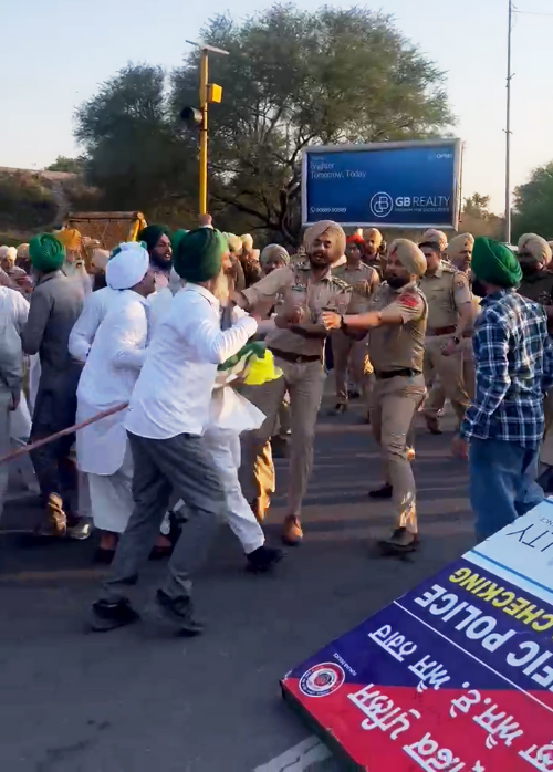 With farmers evicted, Haryana forces start removing barricades to clear ...