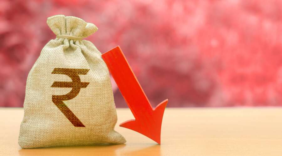 Rupee falls 5 paise to close at 82.38 against US dollar Rupee falls 5 paise to close at 82.38 against US dollar
