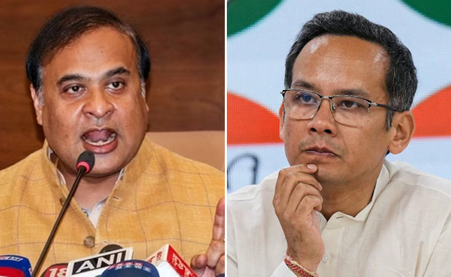 Assam CM Himanta Biswa claims Gaurav Gogoi’s wife has ISI links