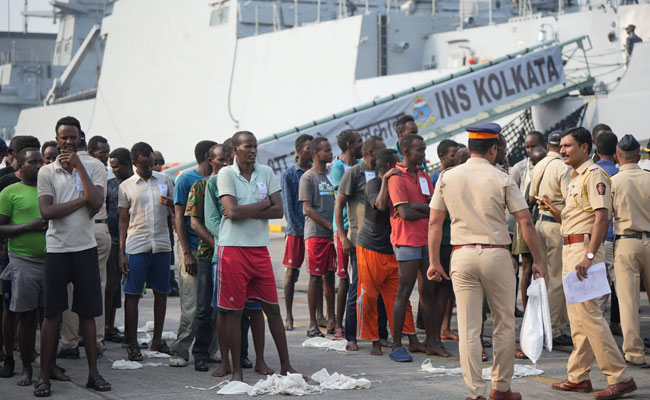 Warship INS Kolkata carrying 35 pirates, apprehended off Somalia coast ...