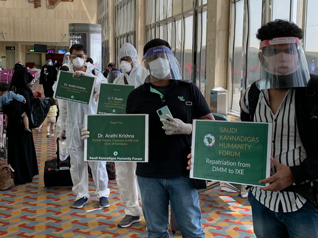 SKHF's chartered flight with over 170 stranded Kannadigas takes off ...