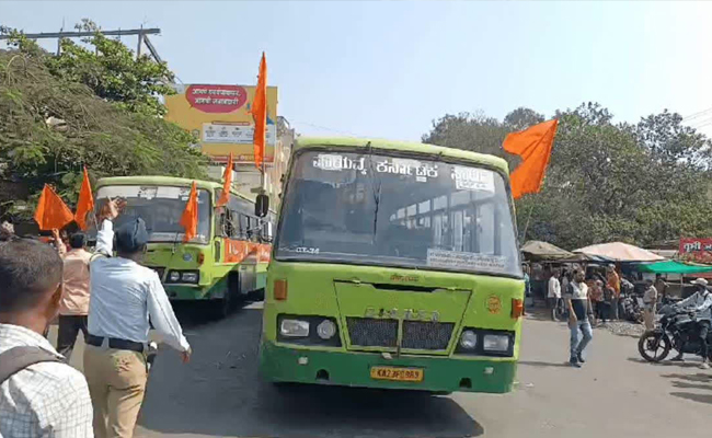 Bus services suspended between Karnataka and Maharashtra due to attack on bus crew